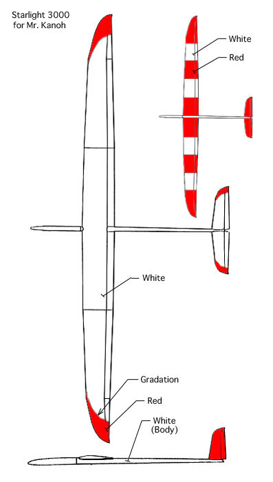 Kanoh's RC Sailplane Structure