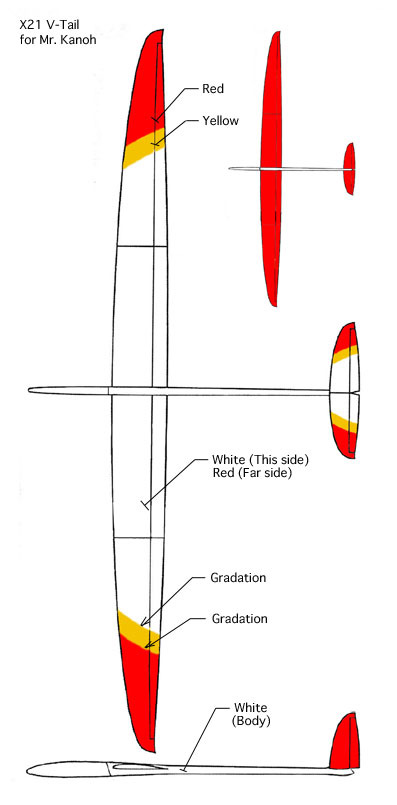 Kanoh's RC Sailplane Structure