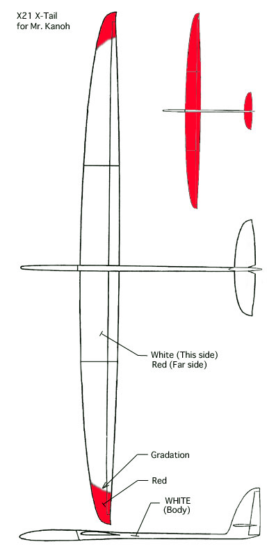 Kanoh's RC Sailplane Structure