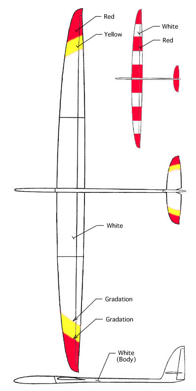 Kanoh's RC Sailplane Structure